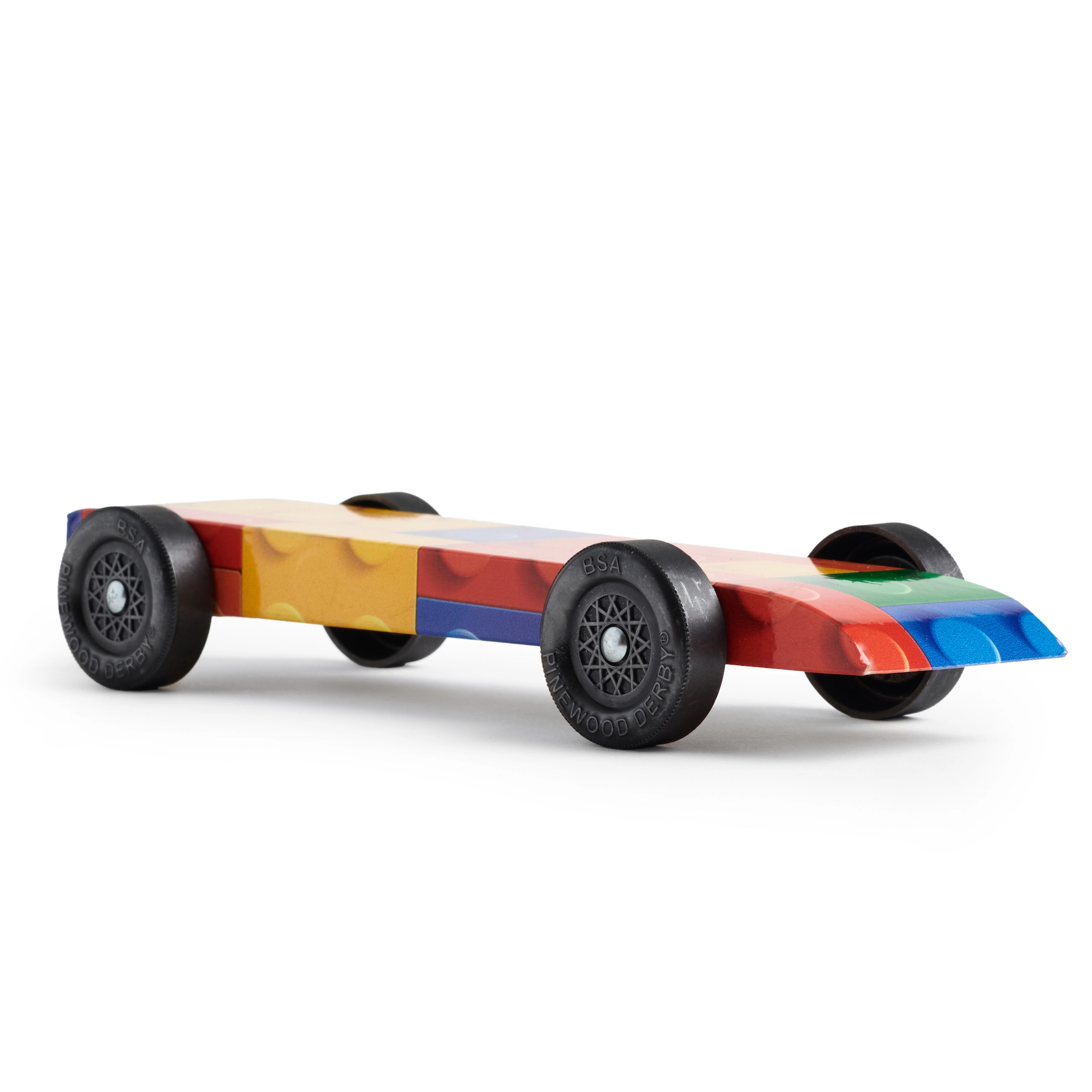 Speedy Pinewood Derby Car Made with LEGO Design | Pinewood Pro