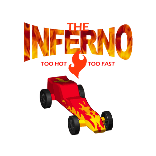 The Hottest Inferno Pinewood Derby Car Plan | Pinewood Pro